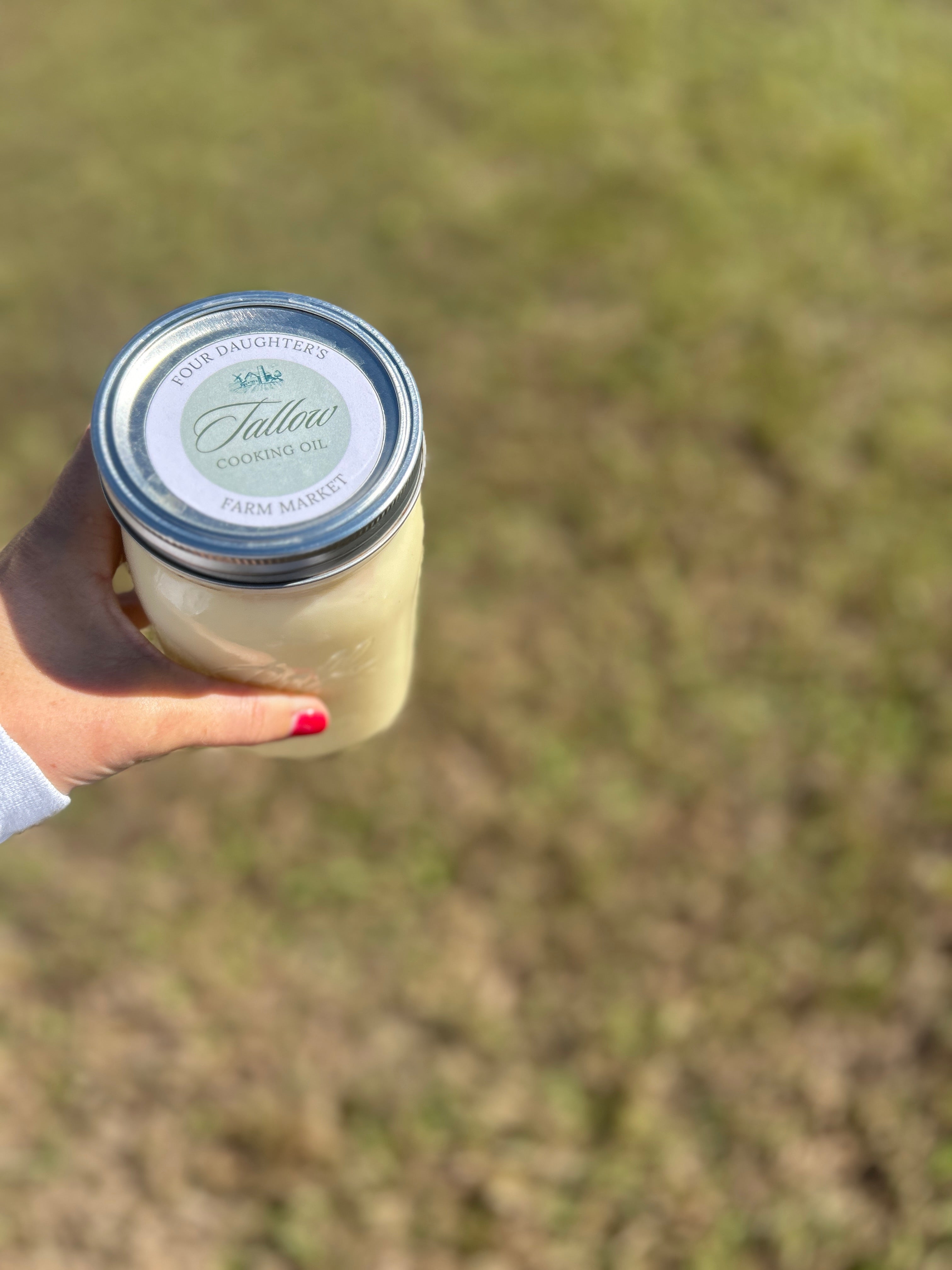 Tallow Cooking Oil – Four Daughters Farm Market